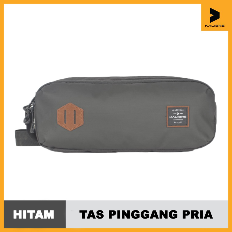 Tas Pinggang Pria Kalibre Waist Bag Racko 03 3L Black 921495000 - KALIBRE