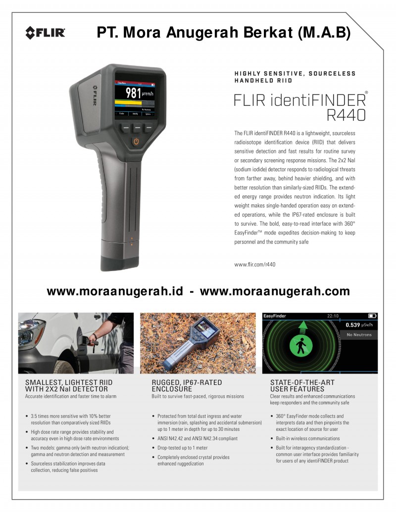 FLIR identiFINDER R440 - PT Mora Anugerah Berkat