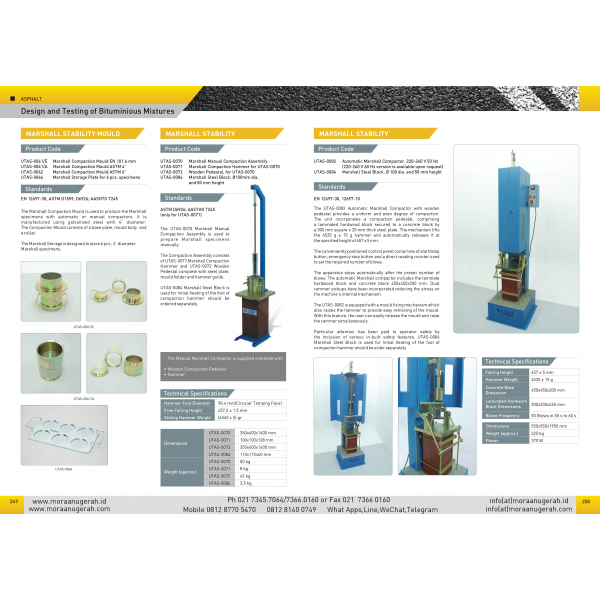 ASPHALT TESTING EQUIPMENT - PT Mora Anugerah Berkat