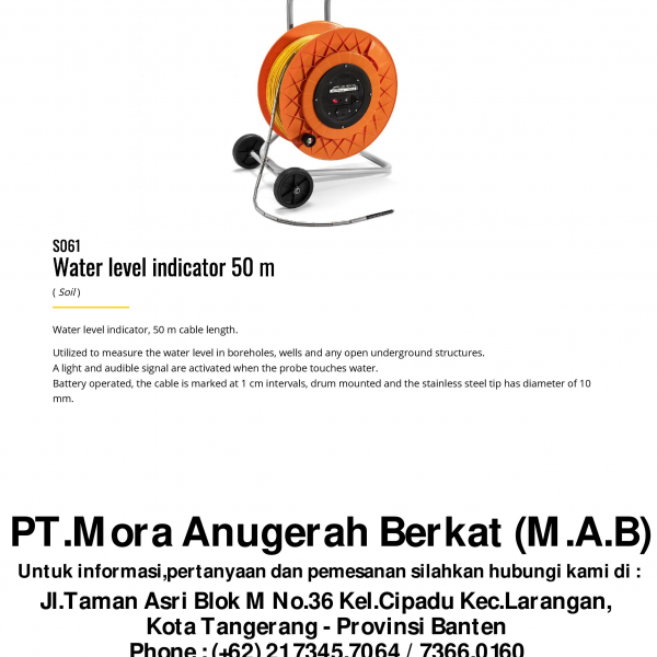 WATER LEVEL INDICATORS - PT Mora Anugerah Berkat