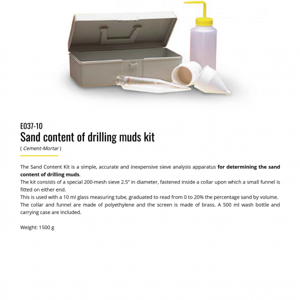 MATEST - Baroid Mud Density Balance & Filter Press For Muds - PT Mora ...