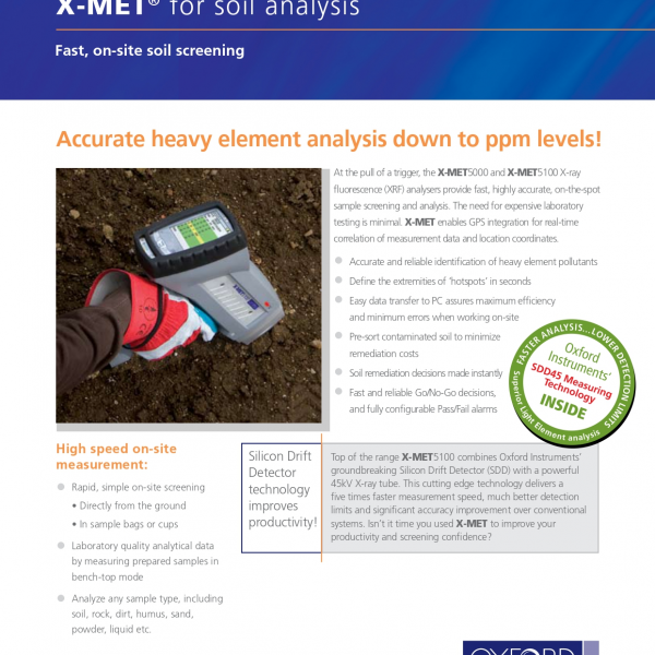 X-Ray Fluorescence (XRF) X-MET - PT Mora Anugerah Berkat