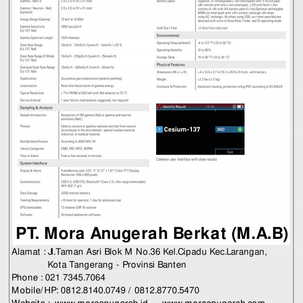 FLIR identiFINDER R440 - PT Mora Anugerah Berkat