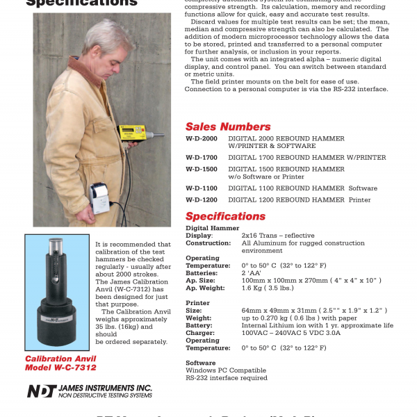 Digital/Manual Rebound Hammer Test - PT Mora Anugerah Berkat