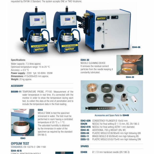 MATEST - Vicat Apparatus / Vicatronics - PT Mora Anugerah Berkat