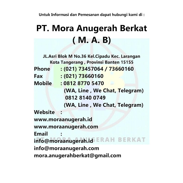 WATER VAPOUR PERMEABILITY CUP No.318 - PT Mora Anugerah Berkat